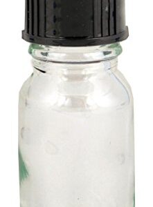 Vivaplex, 24, Clear, 10 ml (1/3 oz) Glass Bottles, with Lids