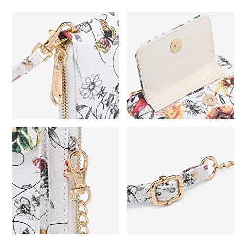 Dasein Crossbody Bag Phone Purse Handbag for Women Shoulder Bag Credit Card Wristlet Wallet with Multi Pockets