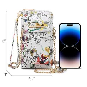 Dasein Crossbody Bag Phone Purse Handbag for Women Shoulder Bag Credit Card Wristlet Wallet with Multi Pockets