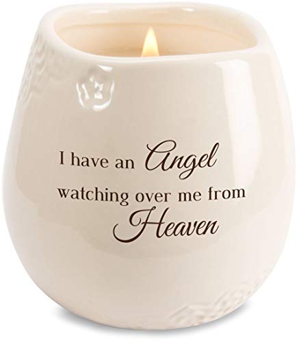 Pavilion - I Have an Angel Watching Over Me from Heaven 8 oz Soy Filled Ceramic Vessel Candle