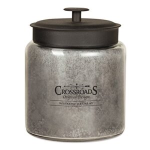 crossroads weekend retreat scented 4-wick candle, 96 ounce