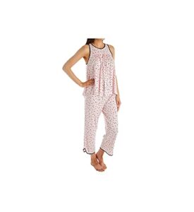 kate spade new york scattered dot cropped pj set scattered dot sm