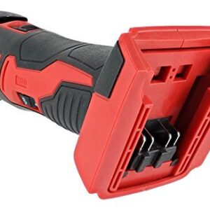 Milwaukee 2626-20 M18 18V Lithium Ion Cordless 18,000 OPM Orbiting Multi Tool with Woodcutting Blades and Sanding Pad with Sheets Included (Battery Not Included, Power Tool Only)