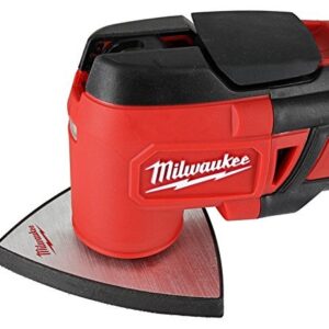 Milwaukee 2626-20 M18 18V Lithium Ion Cordless 18,000 OPM Orbiting Multi Tool with Woodcutting Blades and Sanding Pad with Sheets Included (Battery Not Included, Power Tool Only)