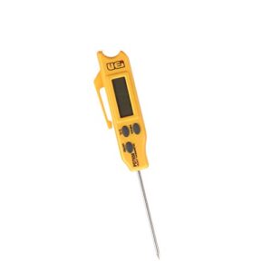 uei test instruments pdt650 folding pocket digital thermometer,yellow