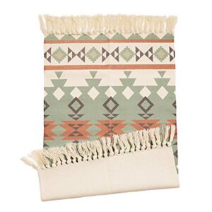 winwinplus cotton area rug, 2′ x 3′, hand woven carpet tassels throw rugs door mat indoor area rugs for bathroom, bedroom, living room, laundry room home decoration