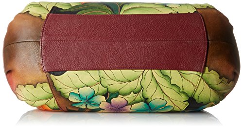 Anna by Anuschka womens 8064 Shoulder Handbag, Mediterranean Garden, One Size US