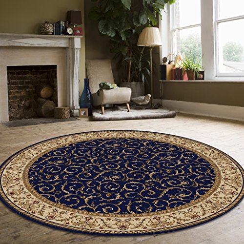 Radici 1599 COMO Rugs, 5-Feet 3-Inch, Blue