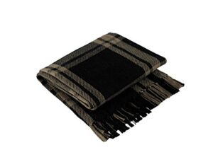 park designs sturbridge black throw blanket