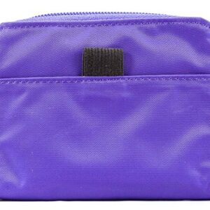 Big Skinny Women's Lynx Zippered Slim Wallet, Holds Up to 30 Cards, Purple