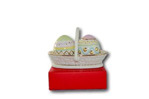 lenox easter egg salt and pepper with basket