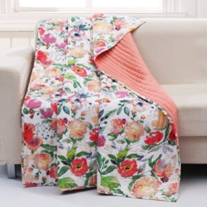 greenland home blossom throw, multi 50″ x 60″