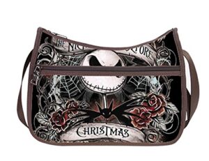 fashion ladies girl hobo handbag shoulder bags with the nightmare before christmas print