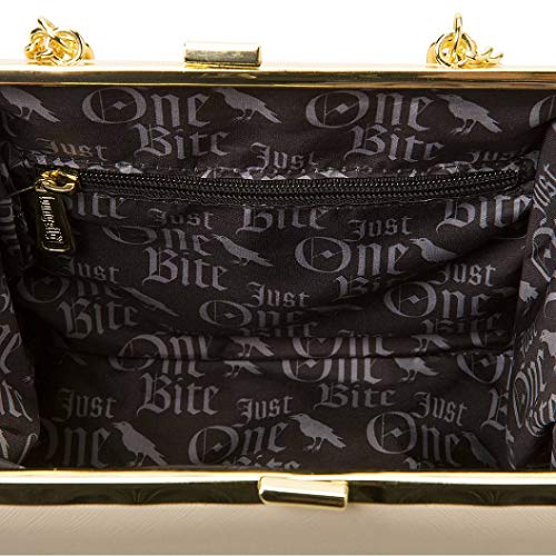 Loungefly x Disney Snow White Just One Bite Poison Apple Crossbody Bag (One Size, Ivory Multi)