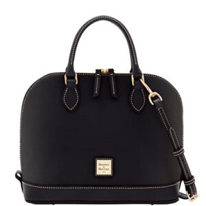 dooney & bourke pebble grain zip zip satchel