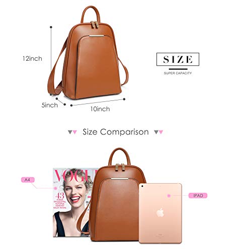 Tom Clovers Women Leather Backpack Daypack Casual Fashion Bag MINI Backpack for Women for Ladies Girls