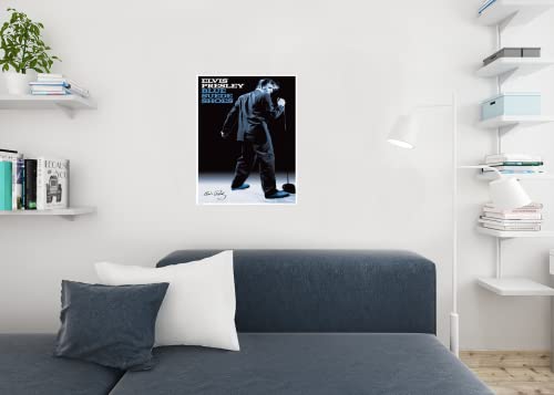 Pyramid America Elvis Presley Blue Suede Shoes Cool Wall Decor Art Print Poster 24x36