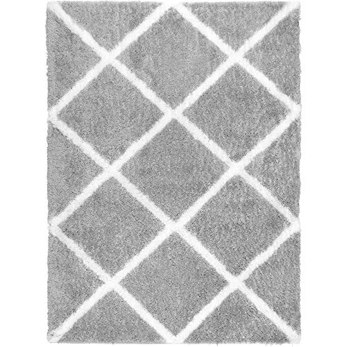 SoHome Carmela Tali Area Rug Grey/Ivory, 5'2"x7'2"