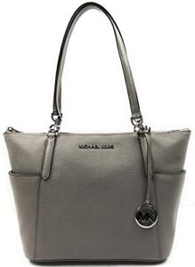 michael kors bedford large east west tz tote (pearl grey)