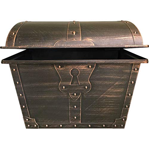 Teacher Created Resources Large Plastic Treasure Chest Classroom Rewards Pirate Party Goody Box (TCR8759)