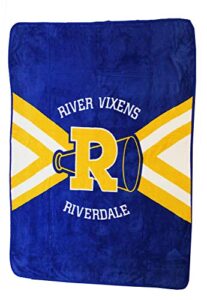 riverdale vixen blanket 45x60 coral fleece 220 gsm throw screen print river vixen