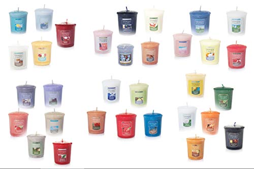 Yankee Candle 5 x Randomly Assorted Official Votive Samplers - Fragrances from The Full Classic Range