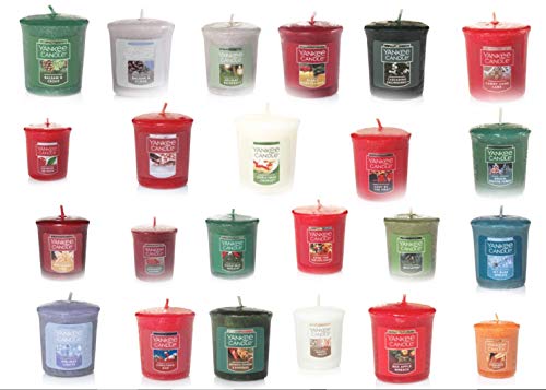 Yankee Candle 5 x Randomly Assorted Official Votive Samplers - Fragrances from The Full Classic Range