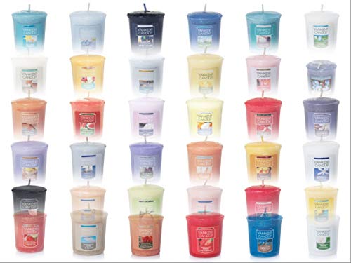 Yankee Candle 5 x Randomly Assorted Official Votive Samplers - Fragrances from The Full Classic Range