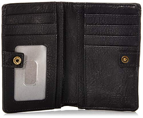 Fossil Women's Liza Leather Wallet Multifunction, Black (Model: SL7986001)