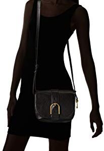 Fossil womens Crossbody, Black, 8.75 L x 3.5 W 7 US