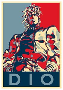 instabuy poster jojo propaganda dio – a3 (42×30 cm)