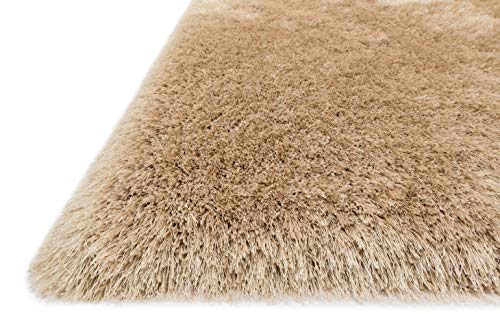 Loloi ALLURE SHAG Area Rug, 5'-0" x 7'-6", Beige