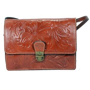 patricia nash tooled florence lanza leather crossbody bag