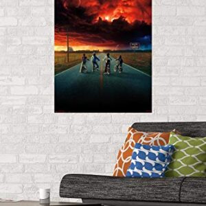 Trends International Netflix Stranger Things: Season 2 - Key Art Wall Poster, 22.375" x 34", Poster & Mount Bundle