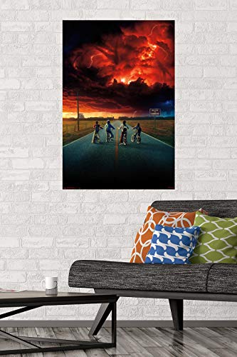 Trends International Netflix Stranger Things: Season 2 - Key Art Wall Poster, 22.375" x 34", Poster & Mount Bundle