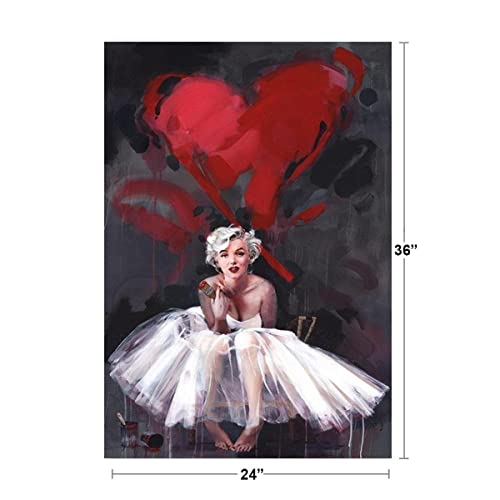 Marilyn Monroe Paint Movie Cool Wall Decor Art Print Poster 24x36