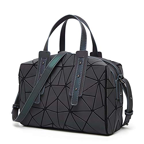 Handbags Womens Geometric Luminous Purse bags Ladies Top Handle Satchel Bags