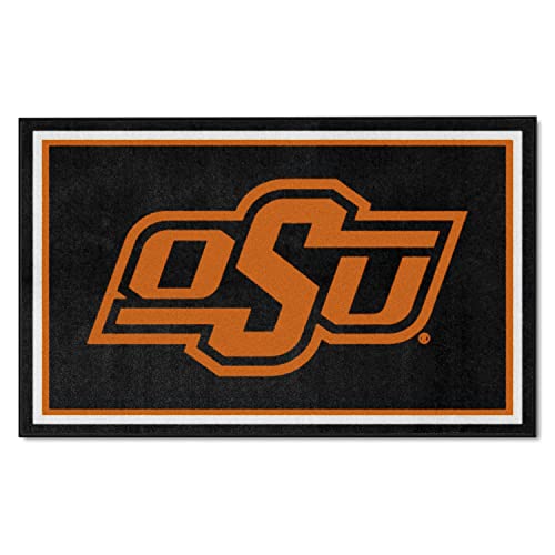 Oklahoma State University 4ft. x 6ft. Plush Area Rug