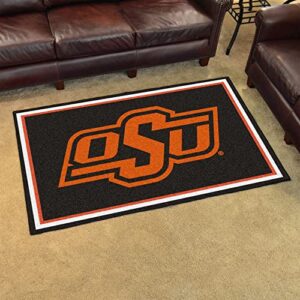 Oklahoma State University 4ft. x 6ft. Plush Area Rug