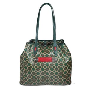 piero guidi medium tote bag, green (verde)