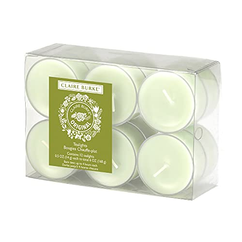 Claire Burke Original Tea Lights 12 count 0.5 oz each, Pack of 1