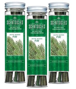 scentsicles white winter fir, 6 sticks/bottle (pack of 3 bottles)