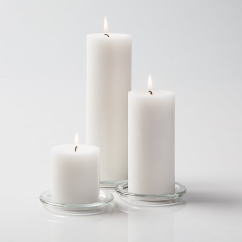 Richland® White Pillar Candles Set of 36