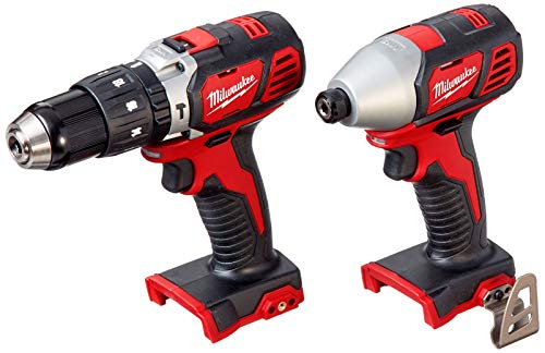 Milwaukee 2695-24 M18 18V Cordless Power Tool Combo Kit with Hammer Drill, Impact Driver, Reciprocating Saw, and Work Light (2 Batteries, Charger, and Tool Case Included)