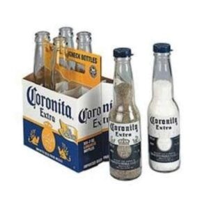 12 corona salt and pepper caps, make your own coronita shakers (Оne Расk)