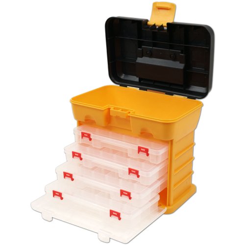 Stalwart 53 Compartment Durable Plastic Storage Tool