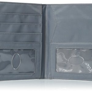 Big Skinny Leather Traveler Slim Wallet, Holds Up to 20 Cards and 4 Passports, Graphite