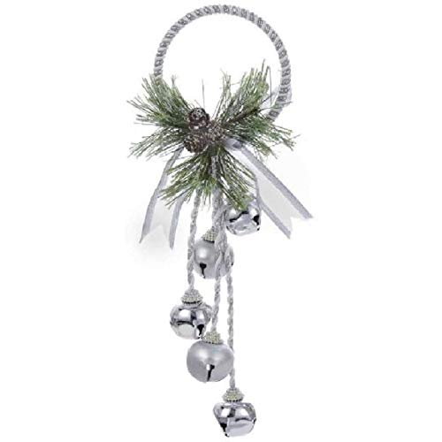 Silver and White Bell Door Hanger