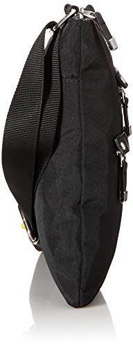 Baggallini womens All Around Medium Crossbody, black with sand lining, One Size