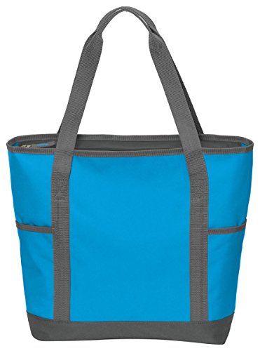 Port Authority Port Authority On-The-Go Tote. BG411 OSFA Deep Aqu/Dk Ch